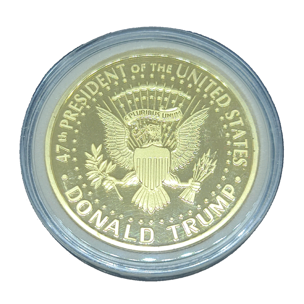 Trump 2024 Gold Liberty Challenge Coin